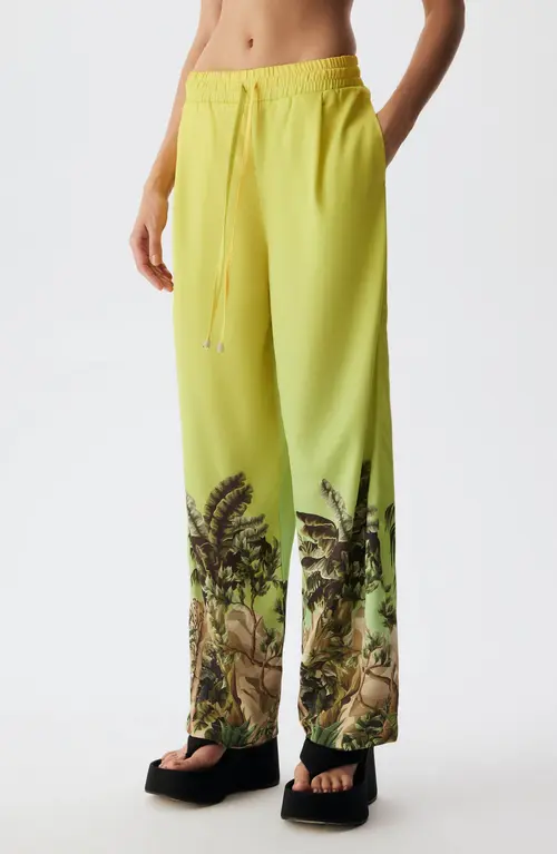 JE TE VEUX Botanica Pants - Multi-colored Yellow