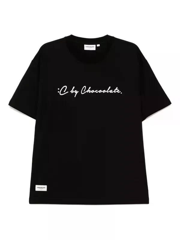 CHOCOOLATE Logo-print T-shirt - Black