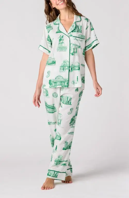 KATIE KIME Boston Toile Pants Set - Green