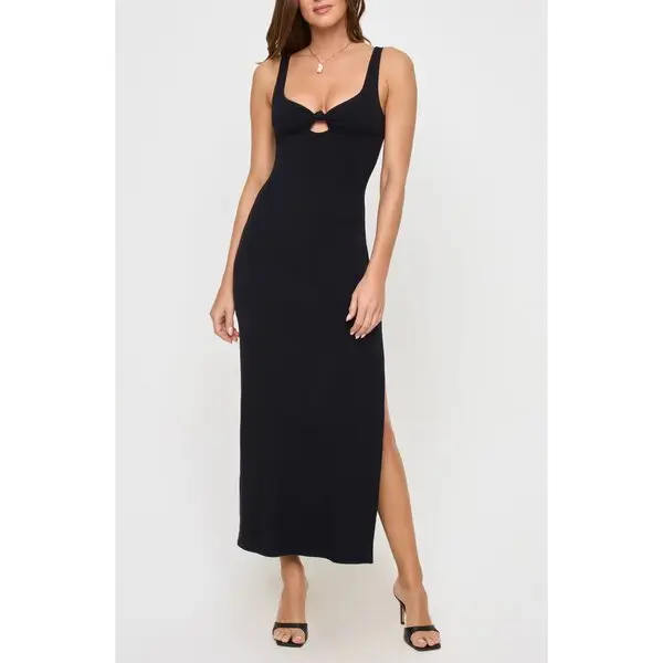 L*Space Alexis Cover-up Midi Dress - Black