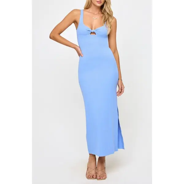 L*Space Alexis Cover-up Midi Dress - Peri Blue