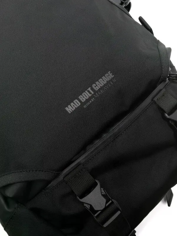 MAKAVELIC Logo-print Buckled Backpack