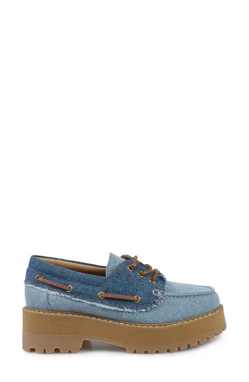 CANDIE'S Biz Platform Loafer - Blue
