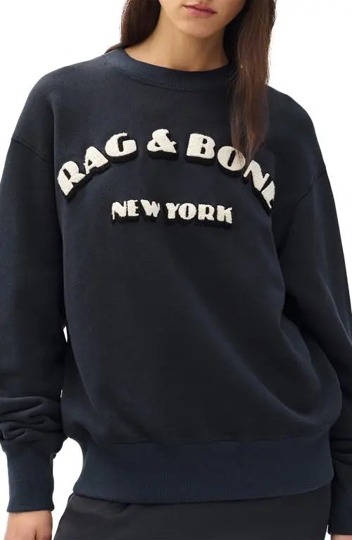 Rag & Bone Oversized Logo Graphic Sweatshirt