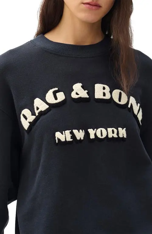 Rag & Bone Oversized Logo Graphic Sweatshirt