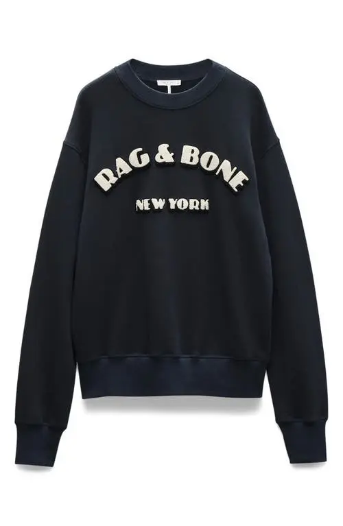 Rag & Bone Oversized Logo Graphic Sweatshirt