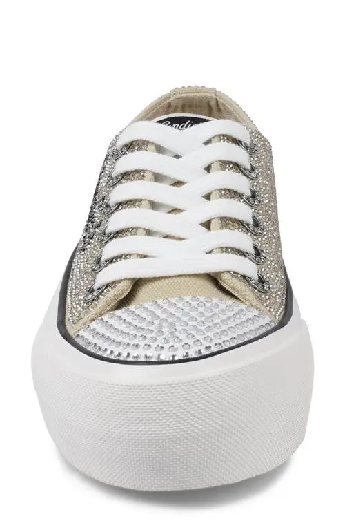 CANDIE'S Leann Low Top Platform Sneakers - Gold