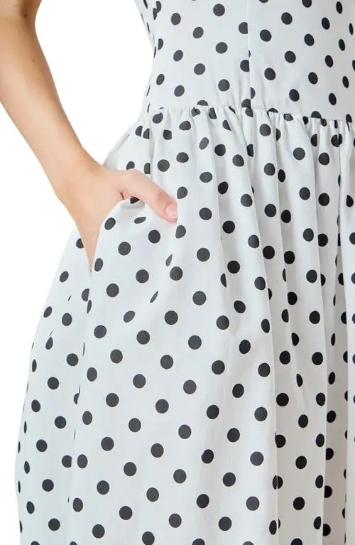 Endless Rose Polka Dot Strapless A-line Dress