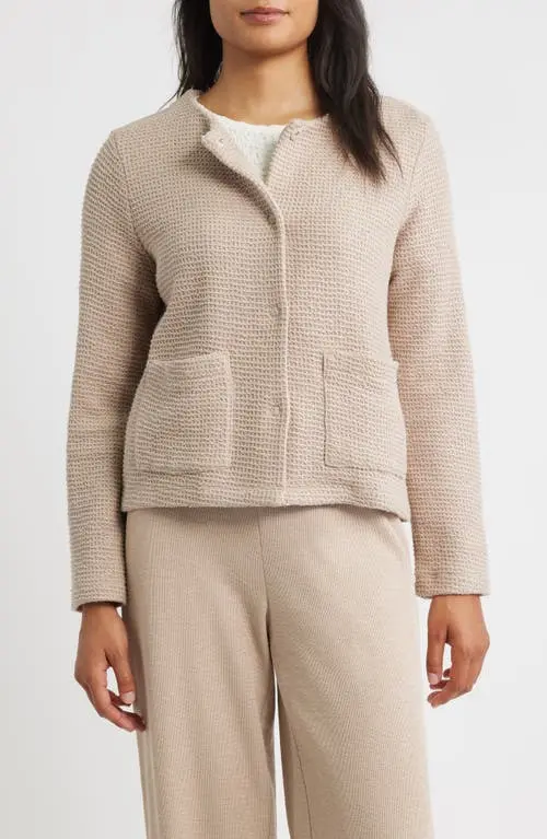 Eileen Fisher Textured Organic Cotton Jacket