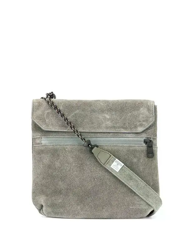 AS2OV Suede Shoulder Bag - Grey