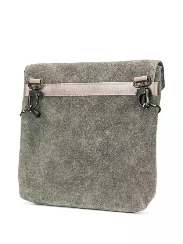 AS2OV Suede Shoulder Bag - Grey