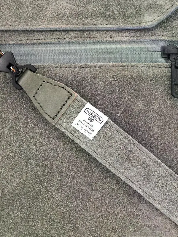 AS2OV Suede Shoulder Bag - Grey