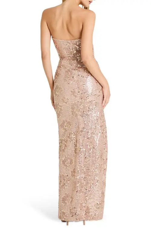 HELSI Lola Sequin Strapless Gown