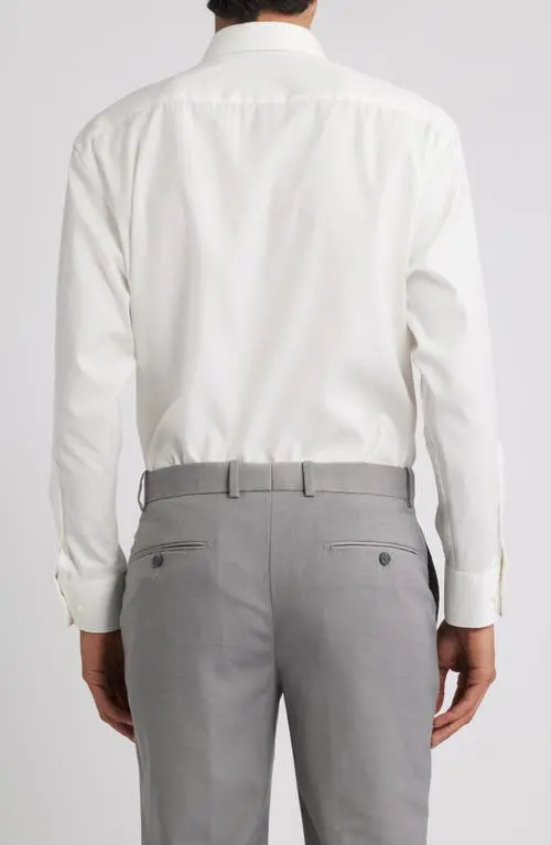 ETERNA Cover Modern Fit Non-iron Cotton Cover Shirt - Beige