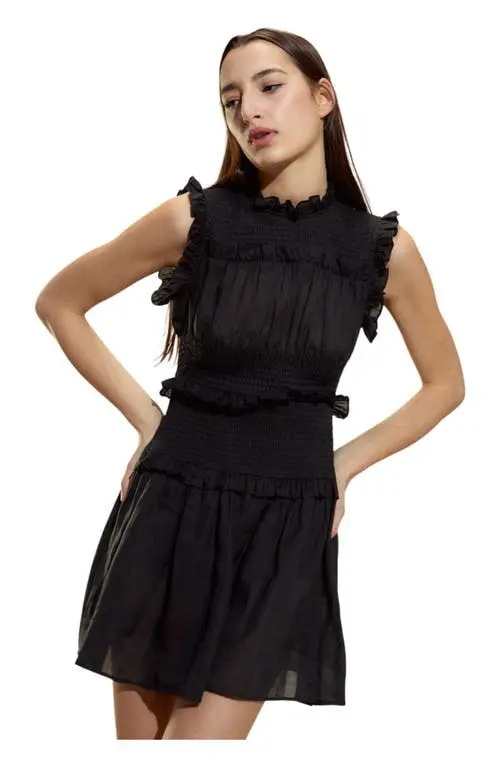 Cynthia Rowley Ramie Mini Dress