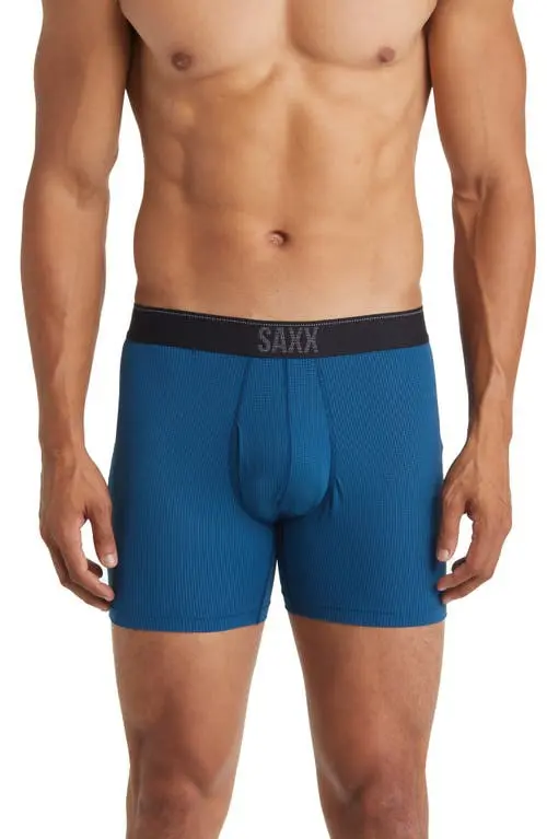 SAXX Assorted 3-pack Quest Quick Dry Mesh Slim Fit Boxer Briefs - Slate/anchor Teal/black