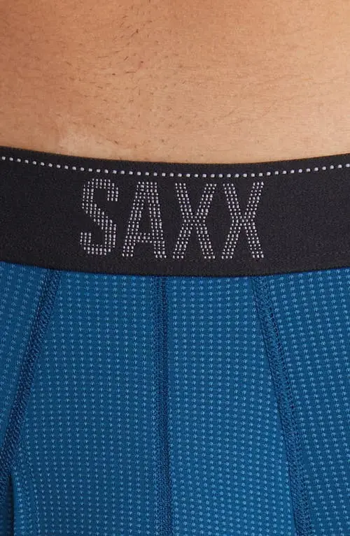 SAXX Assorted 3-pack Quest Quick Dry Mesh Slim Fit Boxer Briefs - Slate/anchor Teal/black