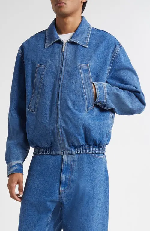 Marni Denim Bomber Jacket - Ocean