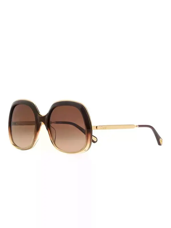 Chloé Square-frame Sunglasses - Brown