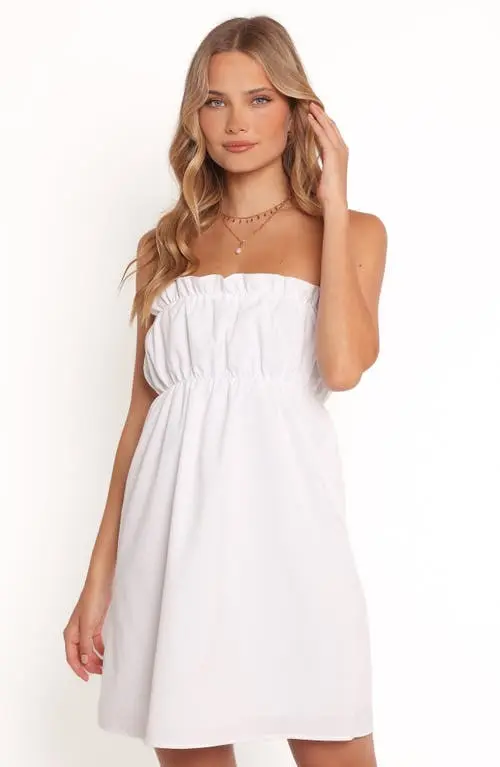 PETAL & PUP Stratton Strapless Babydoll Dress