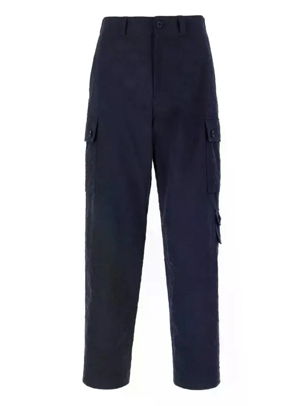 Givenchy Monogram Cargo Trousers - Grey