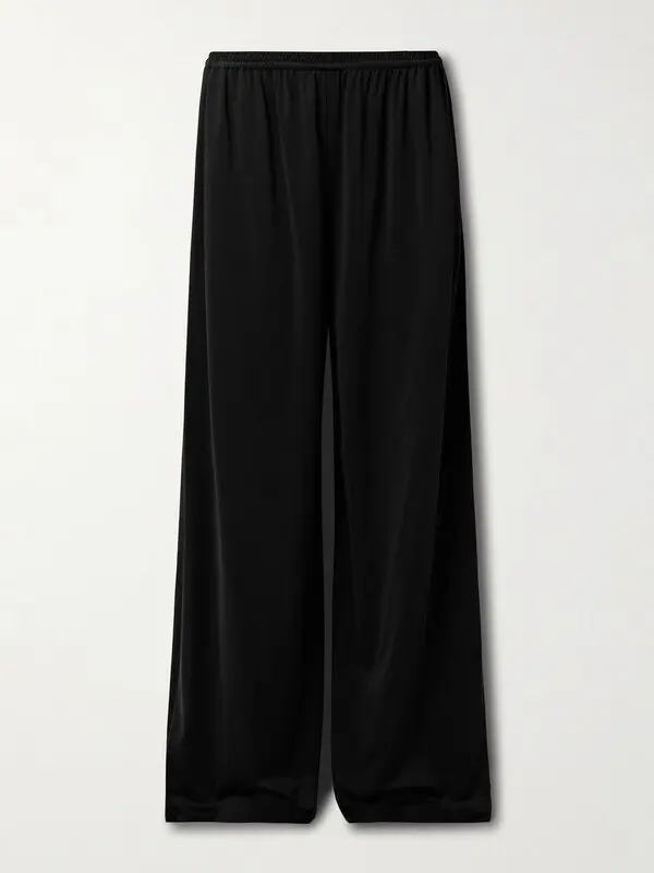 THE ROW Bellana Silk-jersey Pants