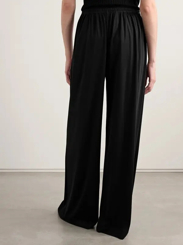 THE ROW Bellana Silk-jersey Pants