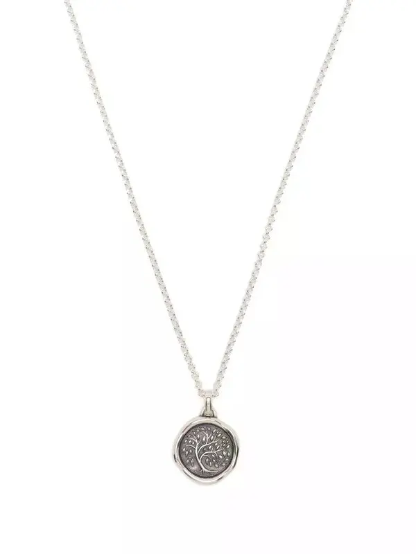 DOWER & HALL Tree Of Life Pendant Necklace - Silver