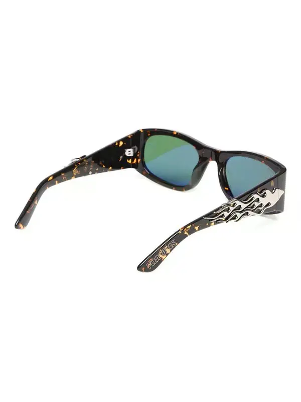PLEASURES X Akila Eazy Rectangle-frame Sunglasses