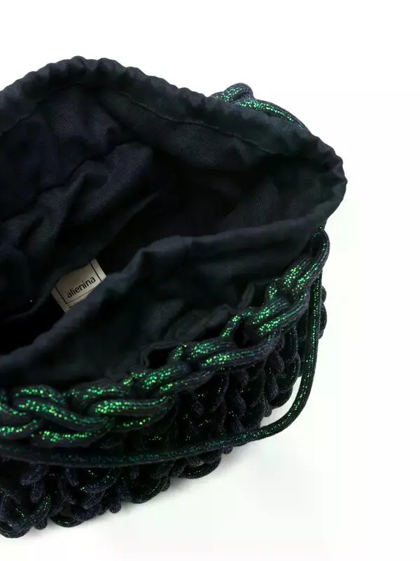 Alienina Sara Interwoven Shoulder Bag - Blue