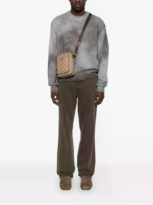 Guess Monogram Messenger Bag