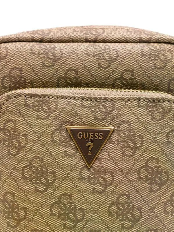 Guess Monogram Messenger Bag