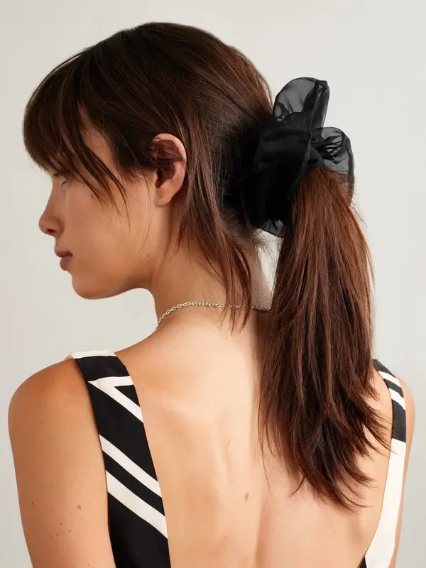SOPHIE BUHAI Silk-organza Scrunchie