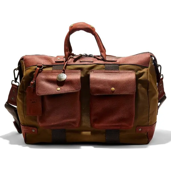 Will Leather Goods Traveler Duffel Bag - Tobacco/cognac