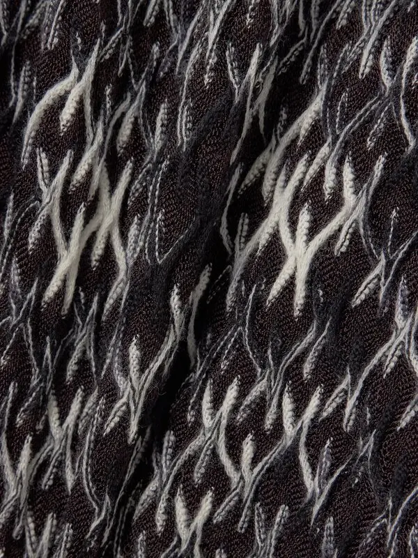 Missoni Crochet-knit Space-dyed Wide-leg Pants