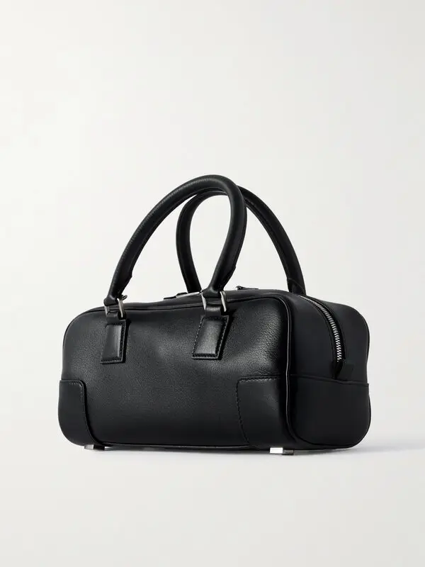 Loewe Amazona 23 Embellished Leather Shoulder Bag - Black