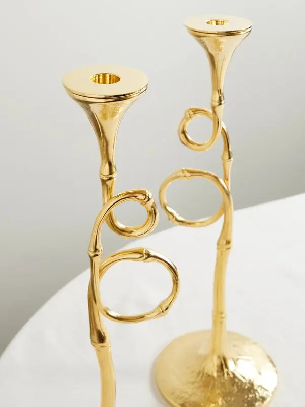 L'Objet Evoca Candlesticks Set Of Two
