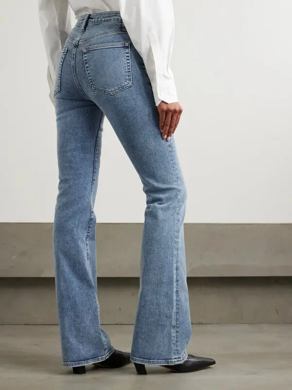 FRAME The Reboot Mid-rise Bootcut Jeans - Blue