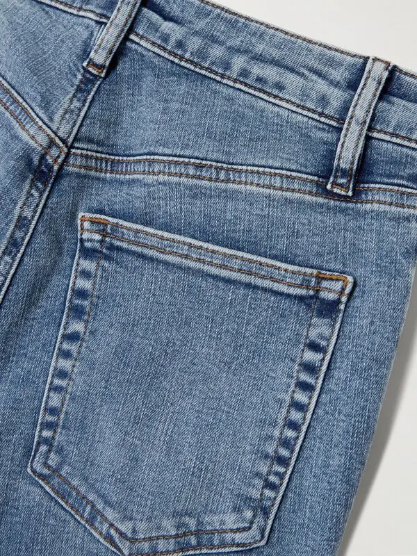 FRAME The Reboot Mid-rise Bootcut Jeans - Blue