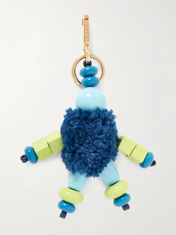 Etro Wool-blend Bag Charm - Blue