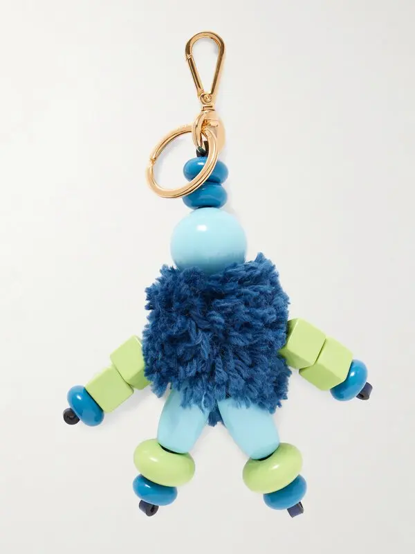Etro Wool-blend Bag Charm - Blue
