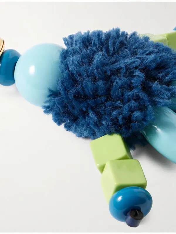 Etro Wool-blend Bag Charm - Blue