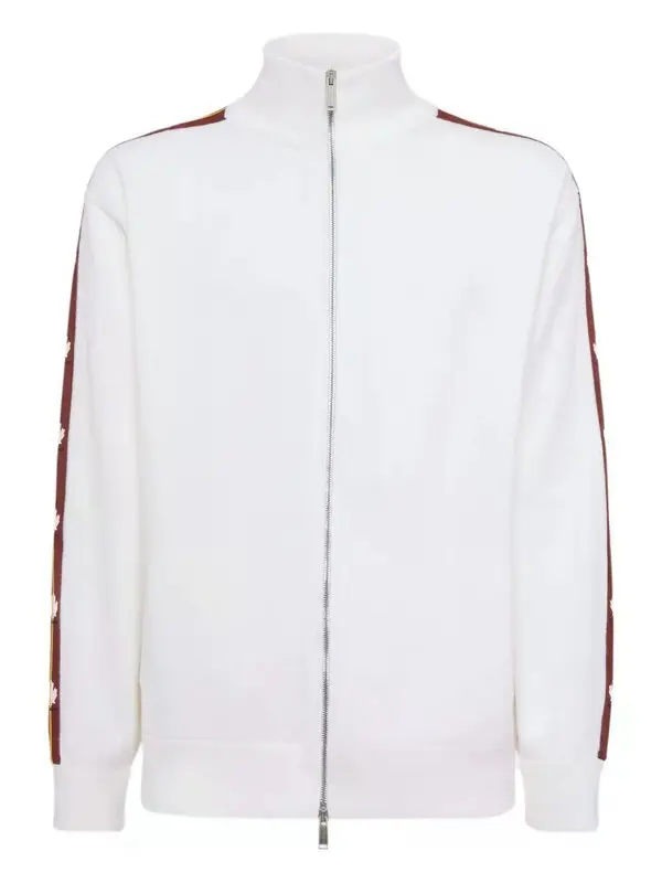 Dsquared2 Logo-tape Zip-up Sweatshirt