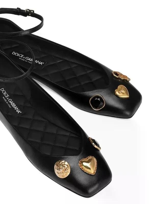Dolce & Gabbana Embellished Ballet Flats