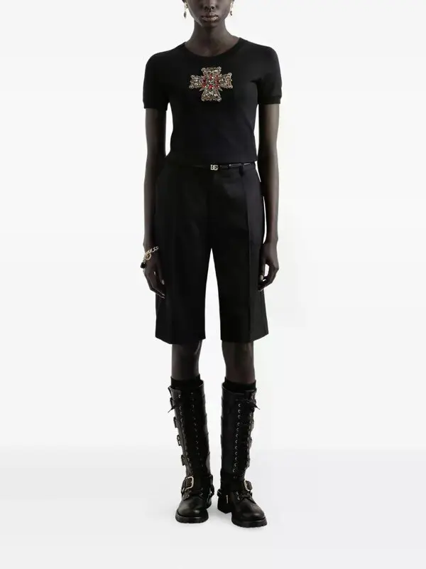 Dolce & Gabbana Pleated Wide-leg Shorts
