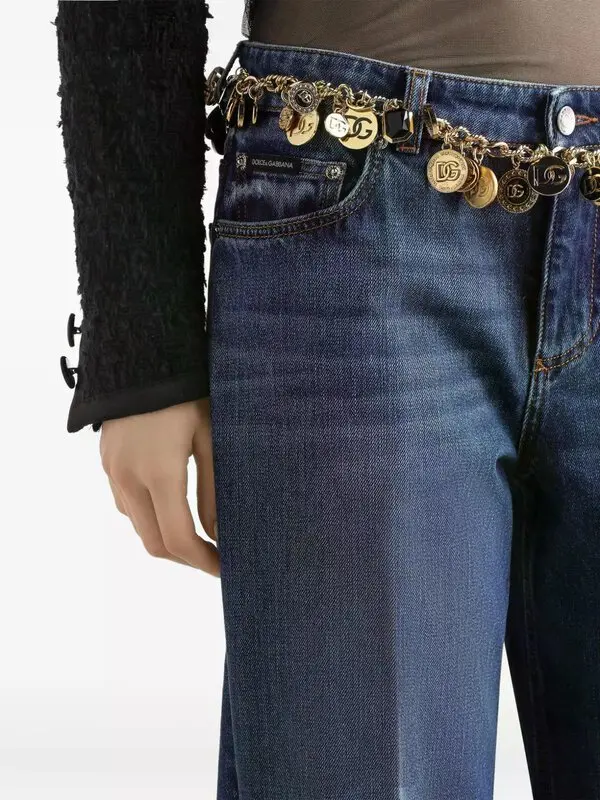 Dolce & Gabbana Straight Leg Jeans - Blue