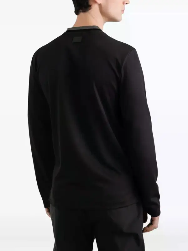 Dolce & Gabbana Contrast-trim Long-sleeve T-shirt