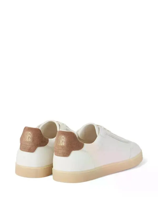 Brunello Cucinelli Leather Low-top Sneakers - White