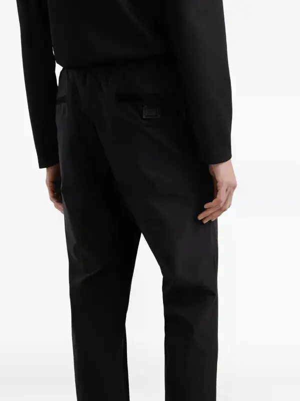 Dolce & Gabbana Drawstring-waist Trousers - Black