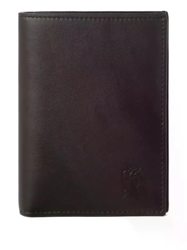 Brunello Cucinelli Leather Bifold Wallet - Brown